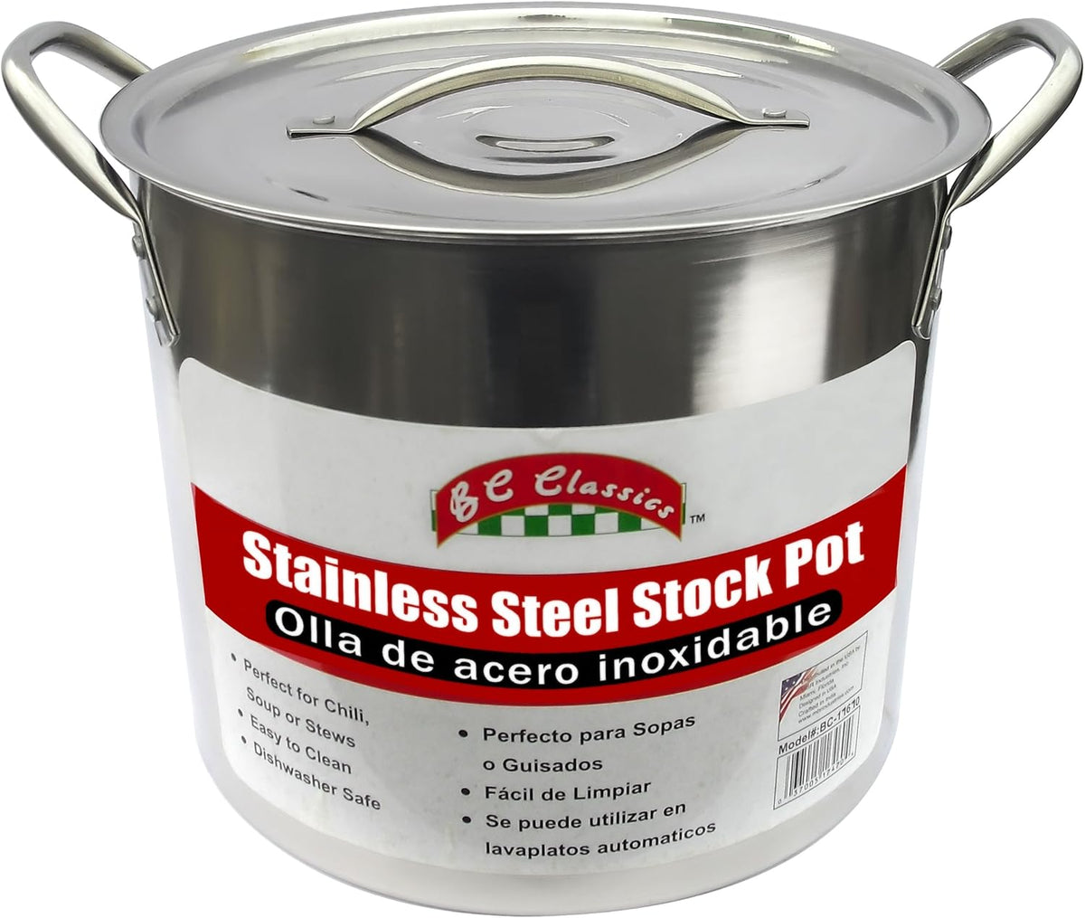 Bene casa Stainless Steel Stock Pot, 20-Quart BC-17670 — The AV Dudes