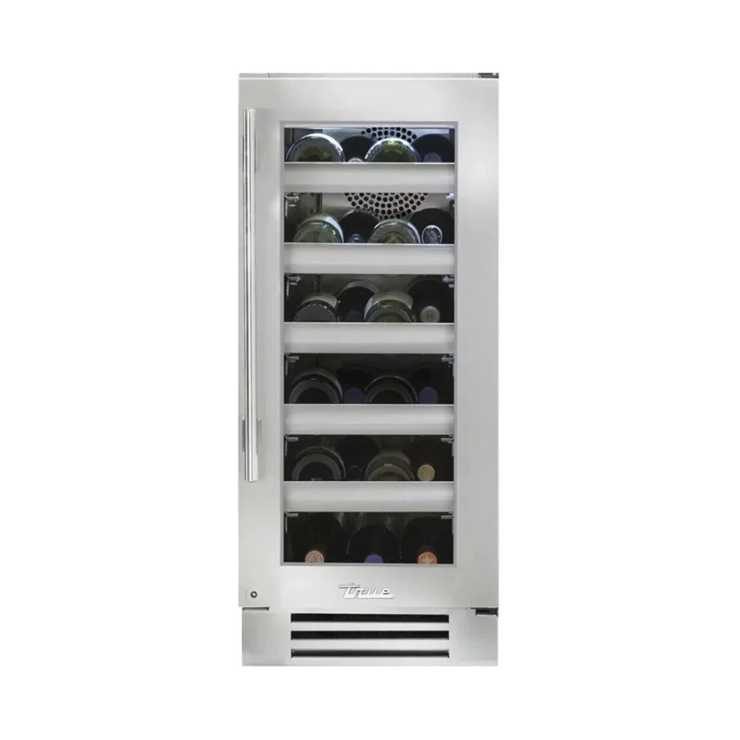 True Residential TWC15RSGC 15 Inch Undercounter Single Zone Wine Coole ...